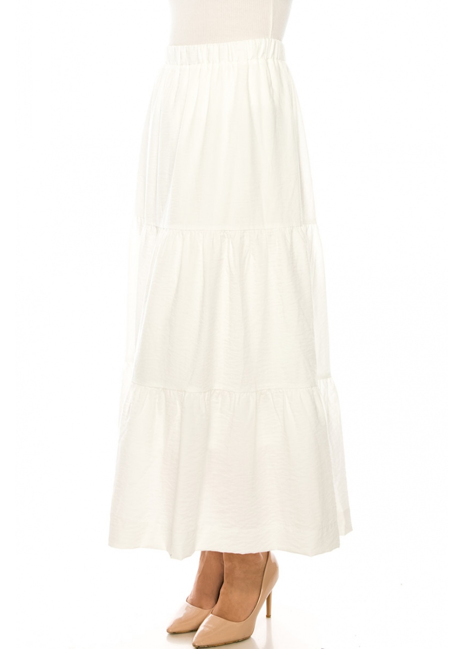 White a line maxi skirt store
